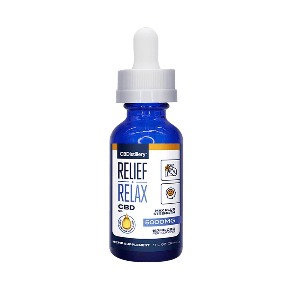 CBDistillery 5000 mg CBD oil, Full Spectrum, 1oz - CBD.market