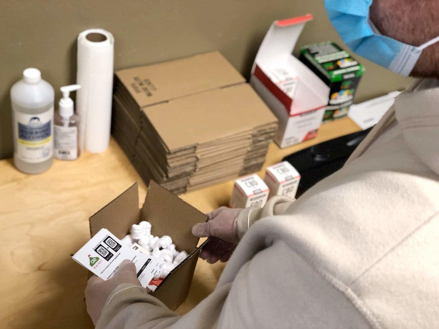 Safe packaging and sending (COVID-19) - CBD.market