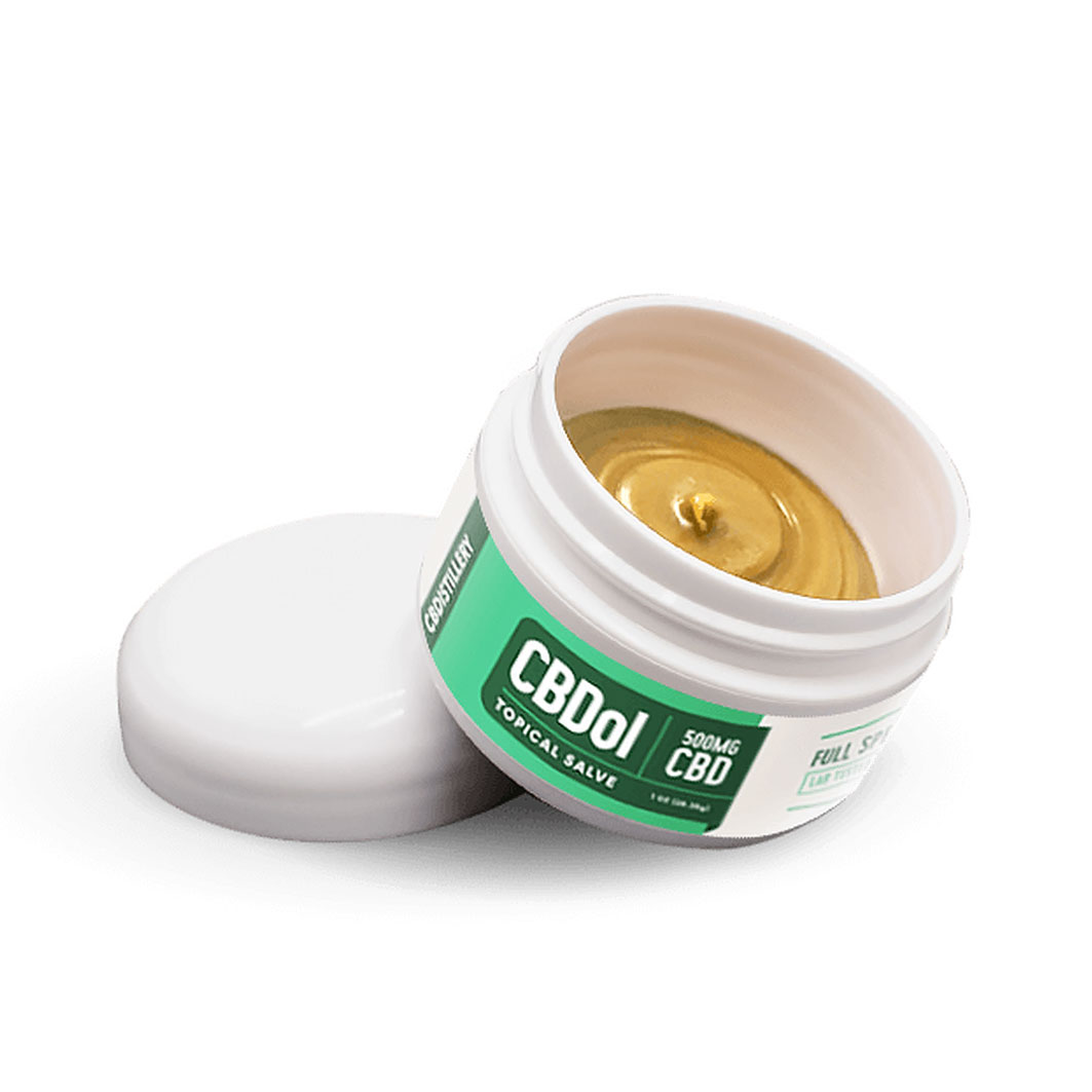 CBDistillery, CBDol Topical - CBD Salve, Full Spectrum, 500mg of CBD ...