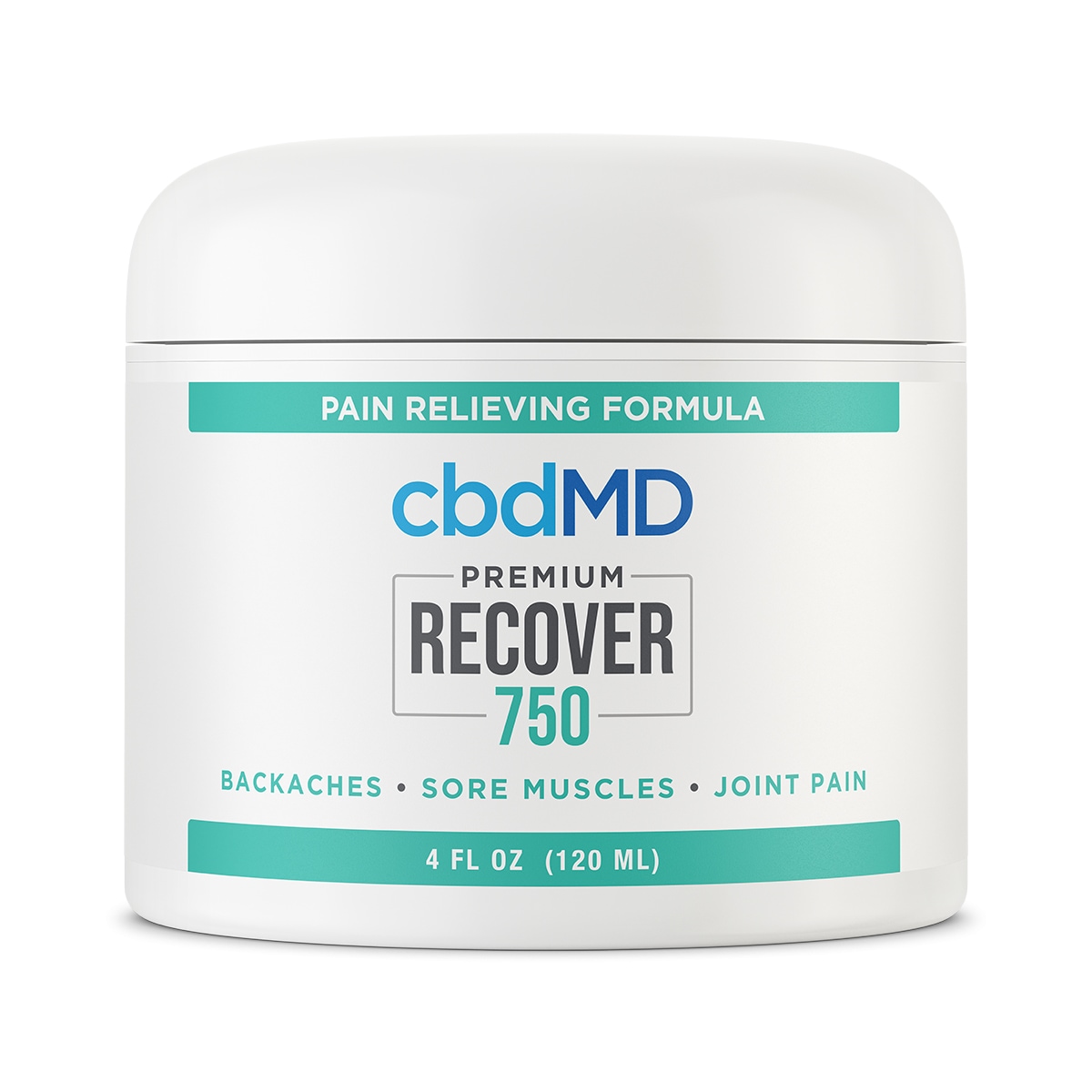cbdMD, CBD Recover Tub, Broad Spectrum THC-Free, 4oz, 750mg CBD - CBD ...