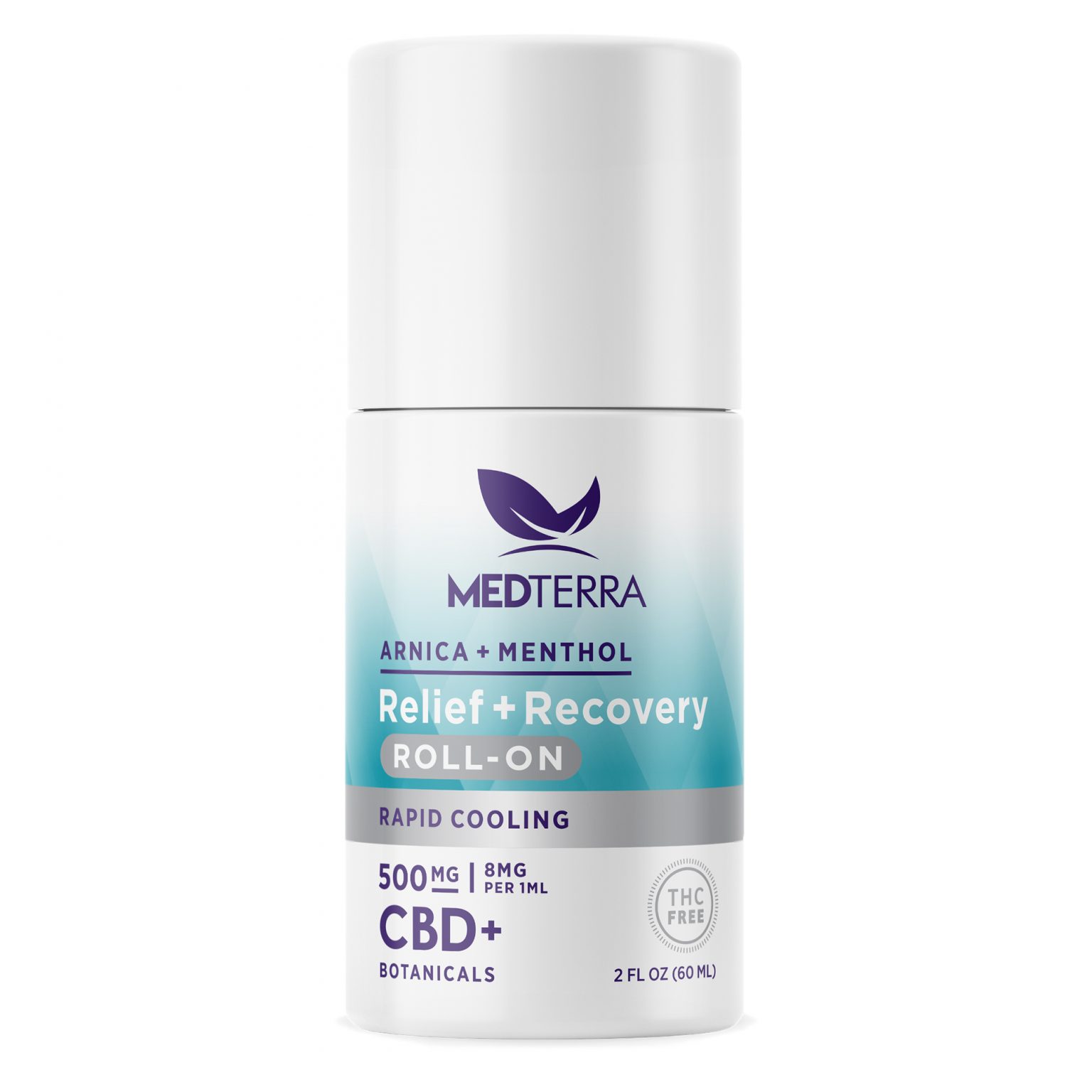 Medterra, Relief + Recovery CBD Roll On, Isolate THC-Free, 2oz, 500mg ...