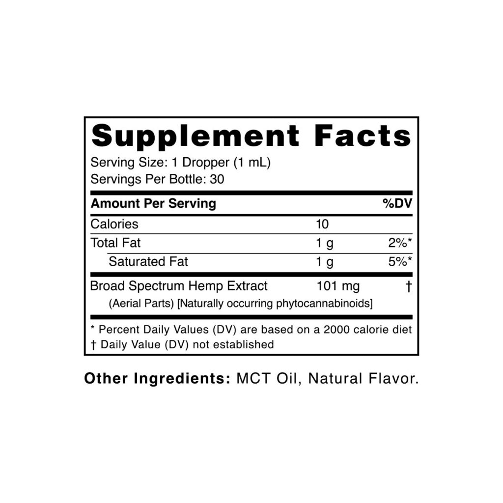 cbdMD, CBD Oil Tincture, Broad Spectrum THC-Free, Natural Flavor, 1fl ...