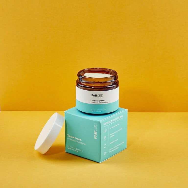 Fab CBD, Topical CBD Cream, Full Spectrum, 2oz, 1000mg CBD - CBD.market