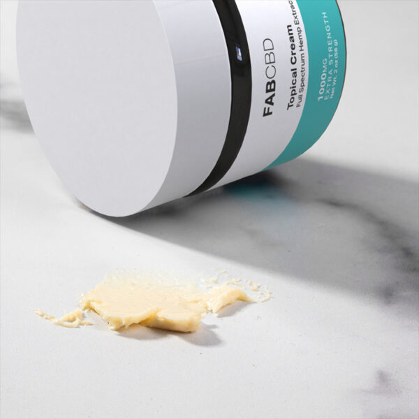 Fab CBD, Topical CBD Cream, Full Spectrum, 2oz, 1000mg CBD - CBD.market