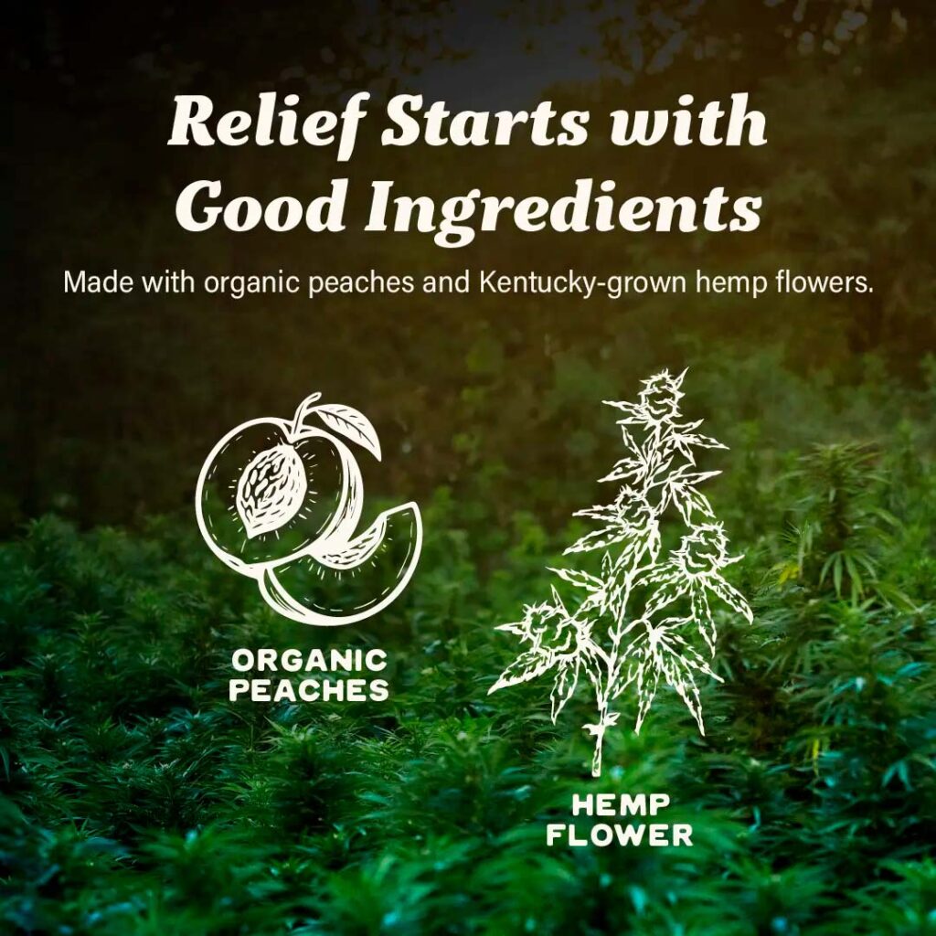 Cornbread Hemp, CBD Gummies, Peach, Full Spectrum, 30ct, 30mg THC ...