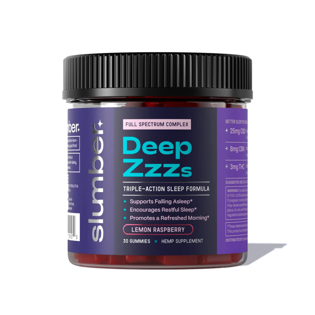CBD Gummies for Sleep | With/Without Melatonin, THC-Free