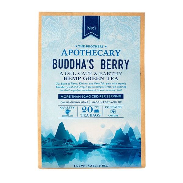 The Brothers Apothecary, Buddha Berry CBD Green Tea, Full Spectrum ...