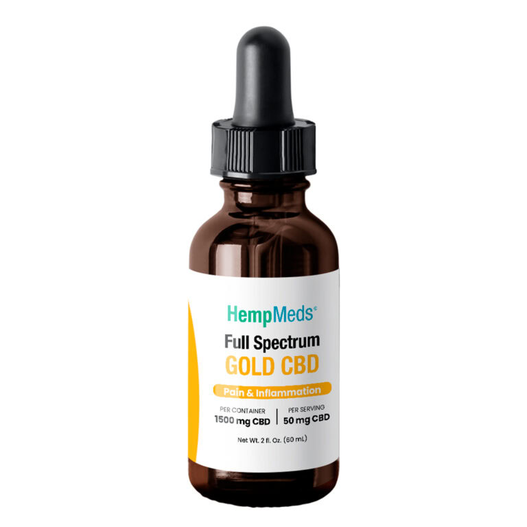 HempMeds, RSHO, Gold Label CBD Oil Liquid, Full Spectrum, 2fl oz ...