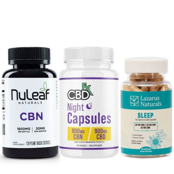 CBN Capsules for Sleep Support – Top Brands & Free Shipping