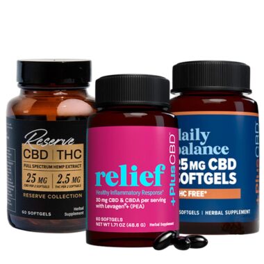 PlusCBD Oil Softgels and Capsules | CBD.market